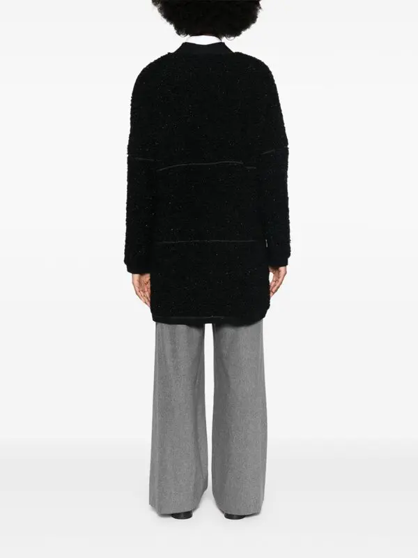Giorgio Armani Long Bouclé Cardigan Coat
