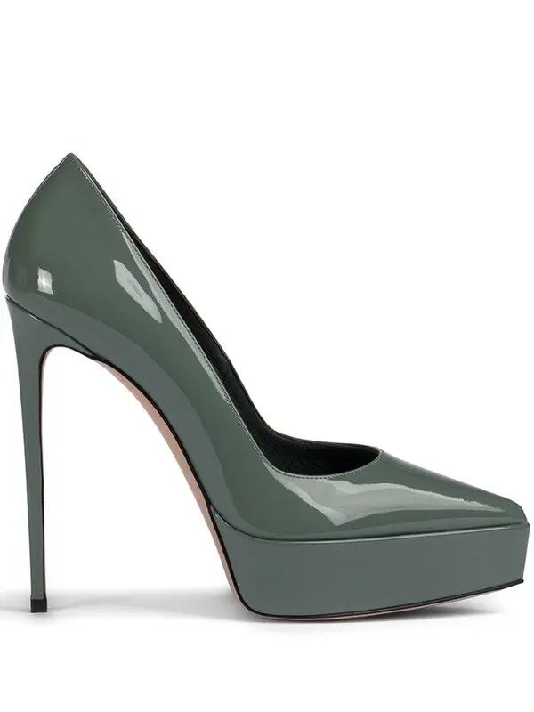 LE SILLA 140mm Uma Pumps - Green
