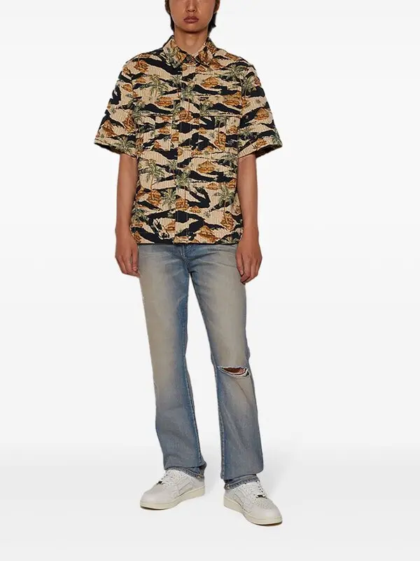 Amiri Repeat Palm Camp Shirt