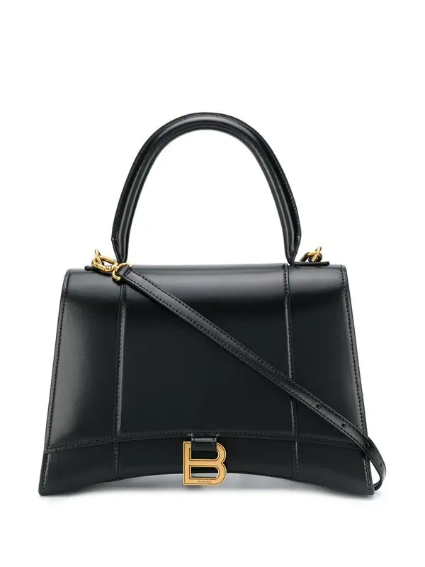 Balenciaga Medium Hourglass Tote - Black
