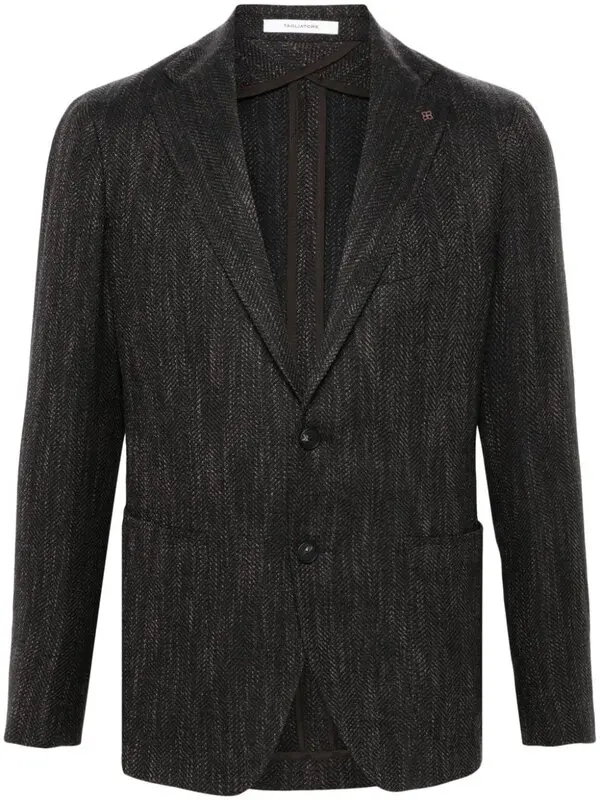 Tagliatore Herringbone Blazer