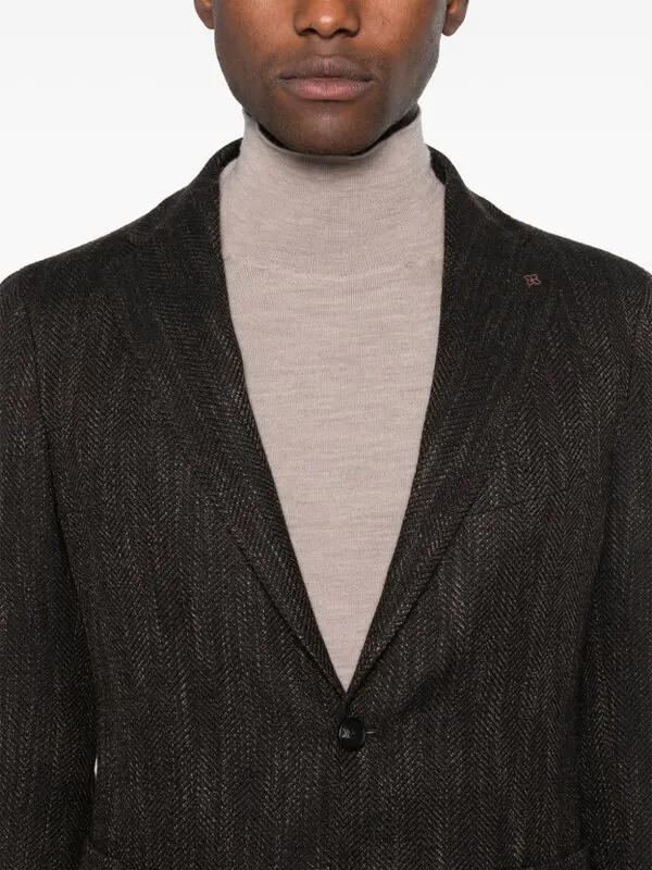 Tagliatore Herringbone Blazer