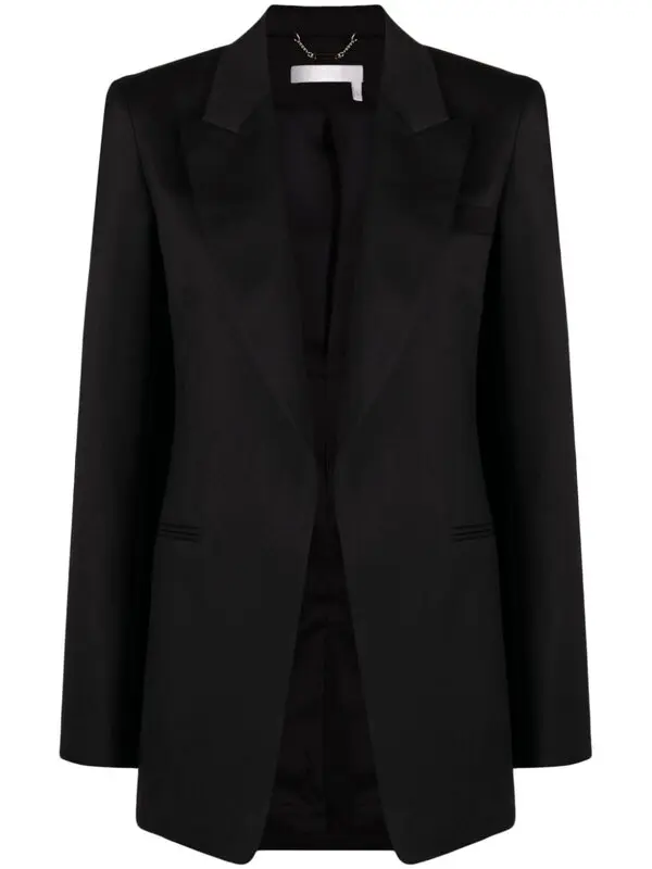 Chloé Single-breasted Tuxedo Blazer - Black