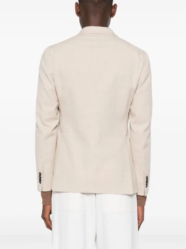 Tagliatore Brooch-detail Double-breasted Blazer