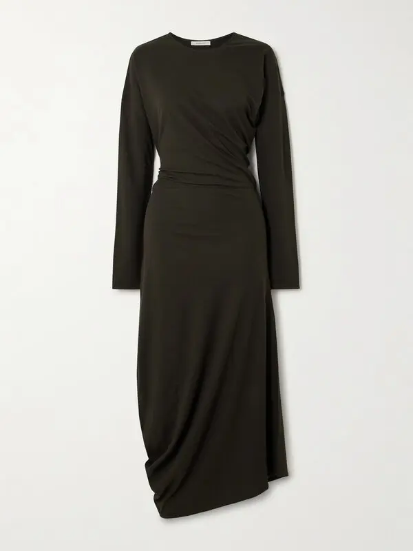 LEMAIRE Twisted Cotton-jersey Midi Dress