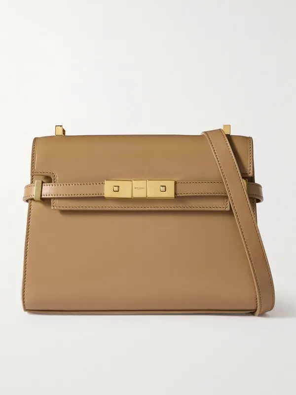 Saint Laurent Manhattan Mini Leather Shoulder Bag