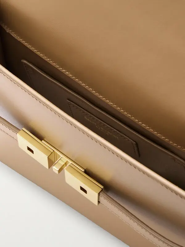 Saint Laurent Manhattan Mini Leather Shoulder Bag