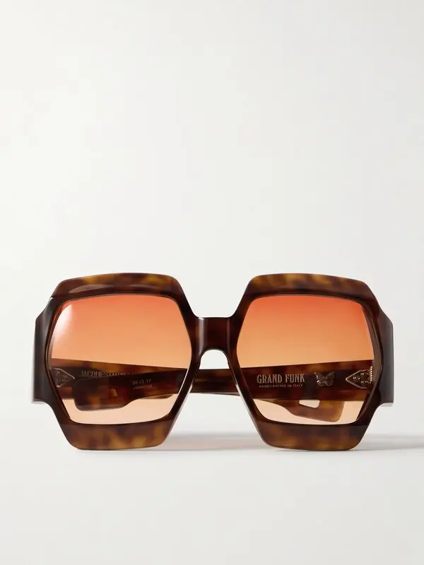 JACQUES MARIE MAGE Grandfunk Sunglasses - Tortoiseshell