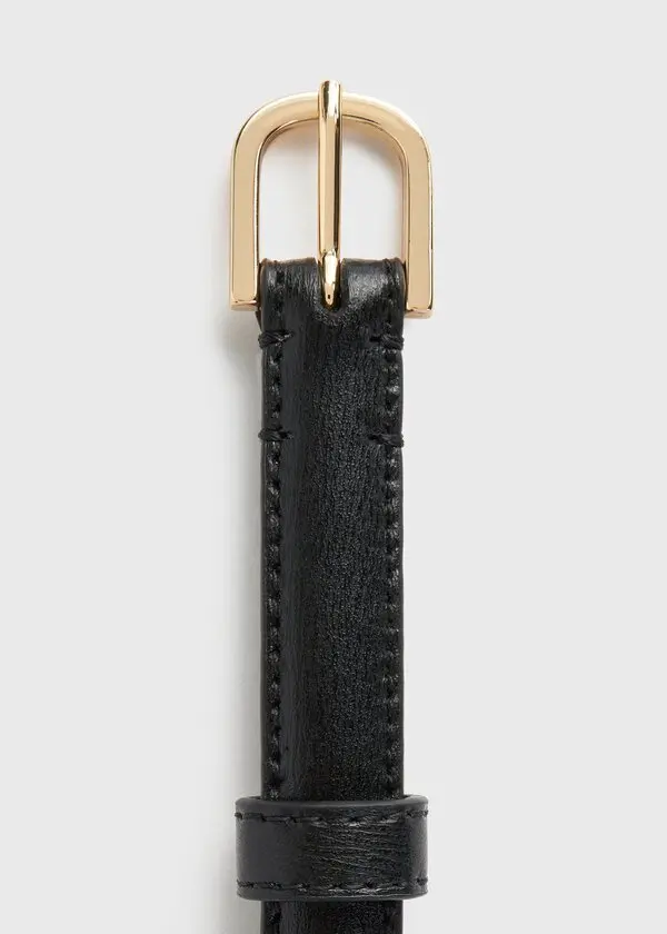 TOTEME Thin Leather Belt
