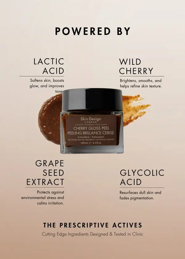 SKIN DESIGN LONDON Cherry Gloss Peel - N/a