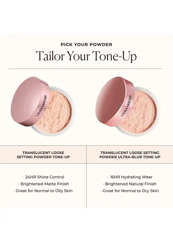 Laura Mercier Mini Translucent Loose Setting Powder Ultra Blur - Tone Up