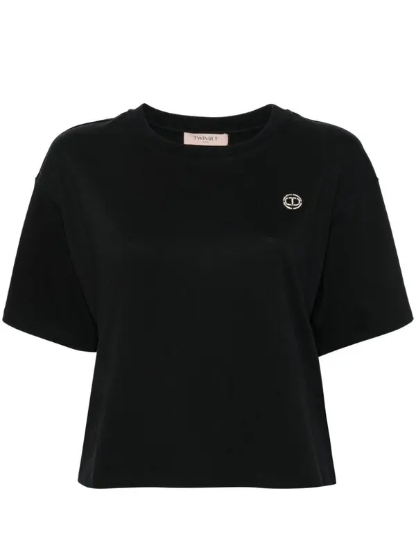 TWINSET Logo-plaque T-shirt
