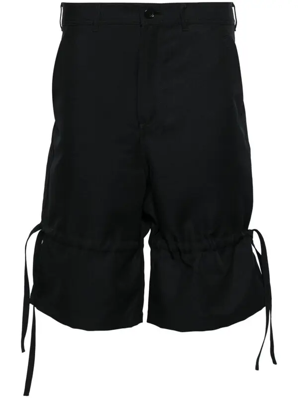 Comme Des Garçons Wide-leg Shorts - Black