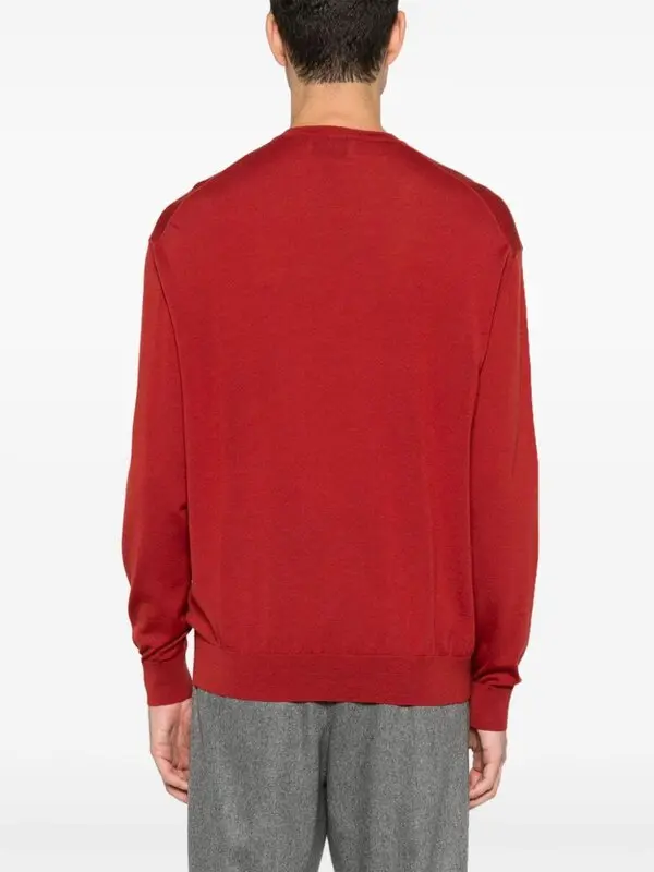 D4.0 Wool Sweater - Red