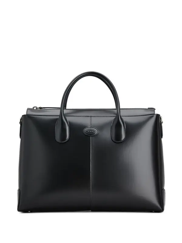 TOD'S Leather Laptop Bag - Black