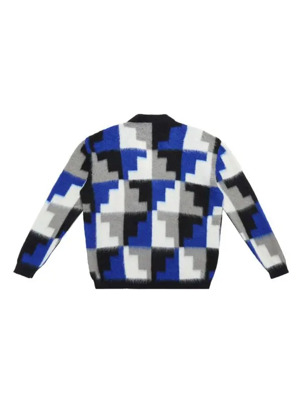 COUNTY OF MILAN Marcelo Burlon Damier Cross Cardigan