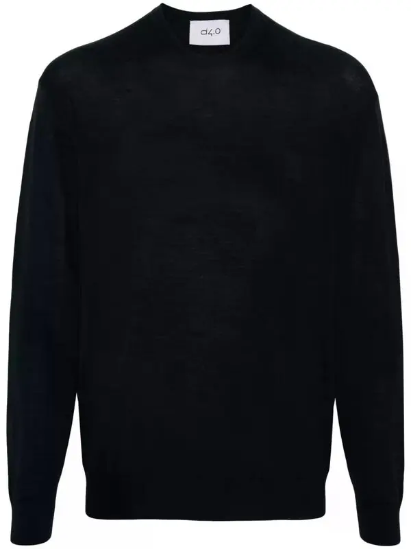 D4.0 Wool Sweater - Black