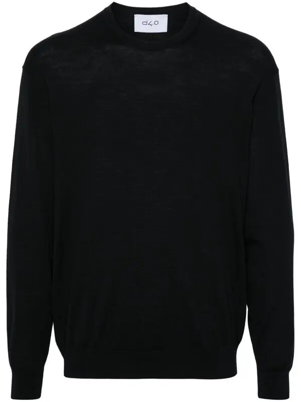 D4.0 Wool Sweater - Black