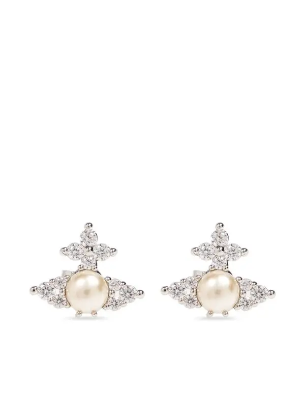 VIVIENNE WESTWOOD Feodora Earrings - Silver