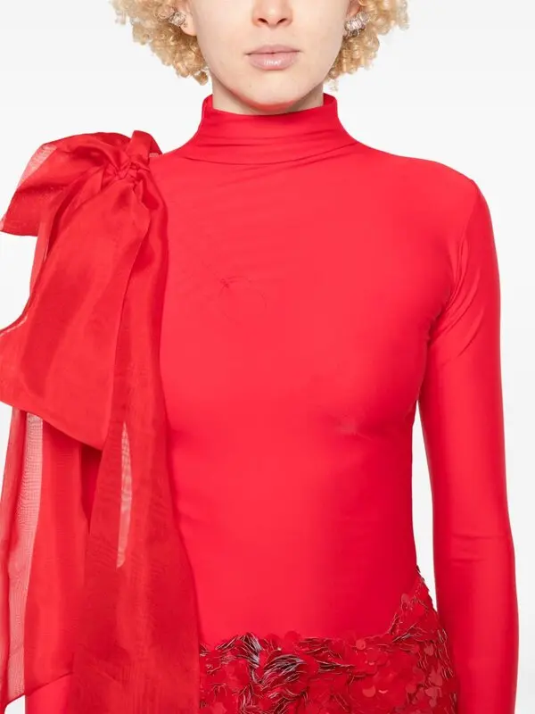 ATU BODY COUTURE Bow-detail Blouse - Red