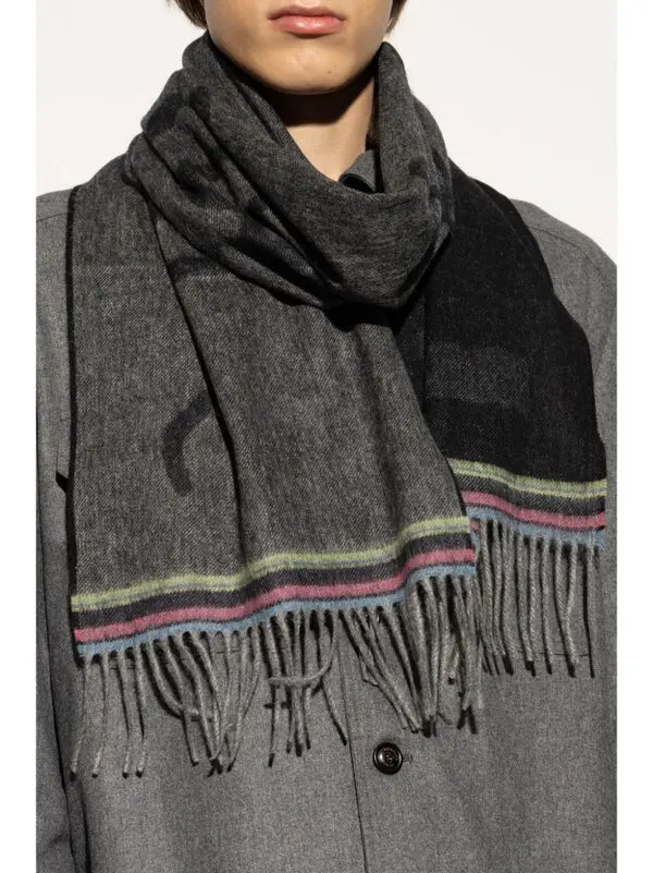 Paul Smith Logo-embroidered Scarf
