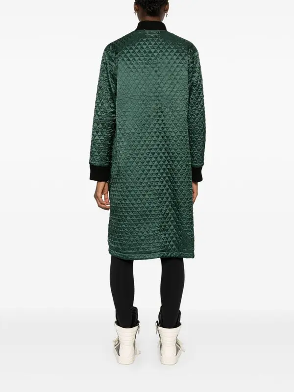 MAISON MARGIELA Single-stitch Logo Quilted Coat