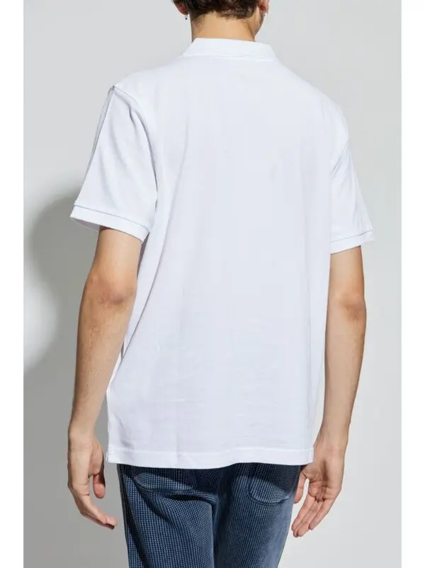 DIESEL® Logo-appliqué Cotton Polo T-shirt
