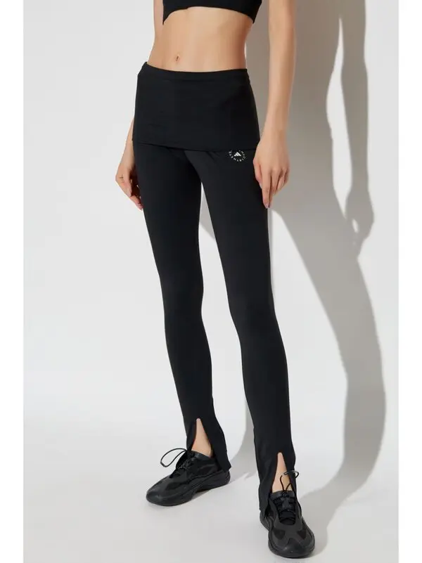 Adidas By Stella McCartney Logo-print High-waisted Leggings