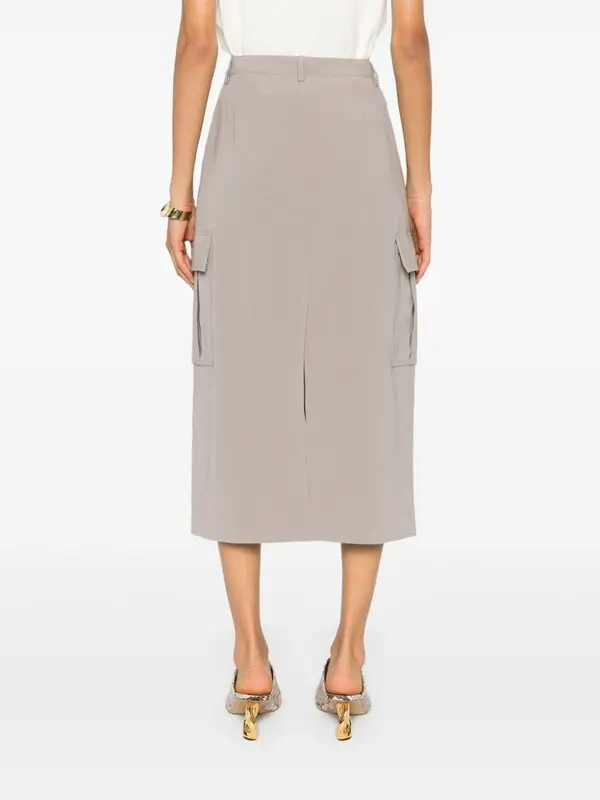 Theory Relaxed Fit Cargo Skirt - Grey