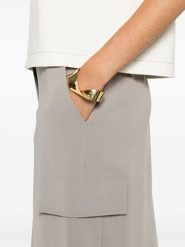 Theory Relaxed Fit Cargo Skirt - Grey
