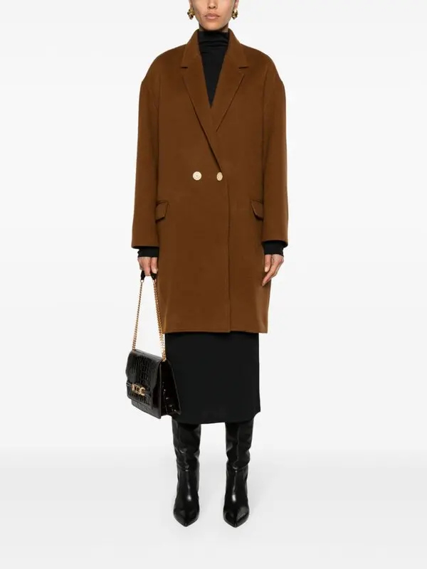 Isabel Marant Étoile Efegozi Double-breasted Coat - Brown