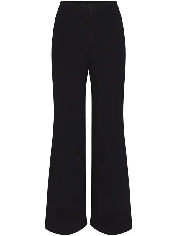 SIMONMILLER Knitted Flared Trousers - Black