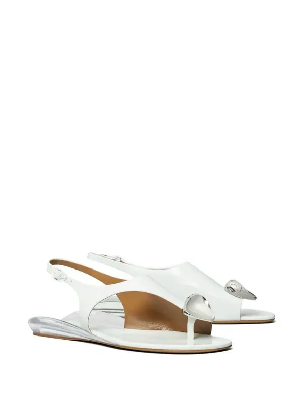 Tory Burch Patos Leather Sandals