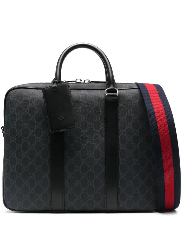 Gucci Gg Jumbo Briefcase - Grey