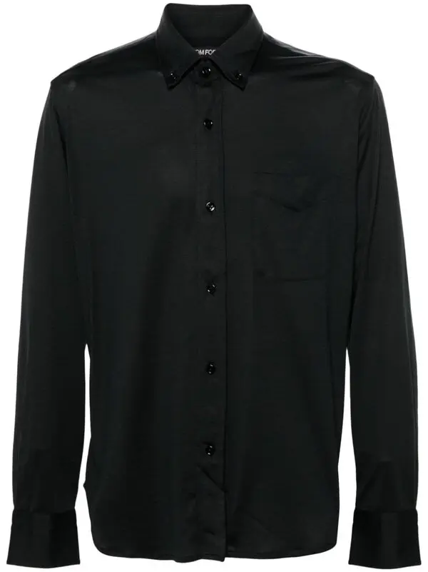 TOM FORD Jersey Shirt - Black