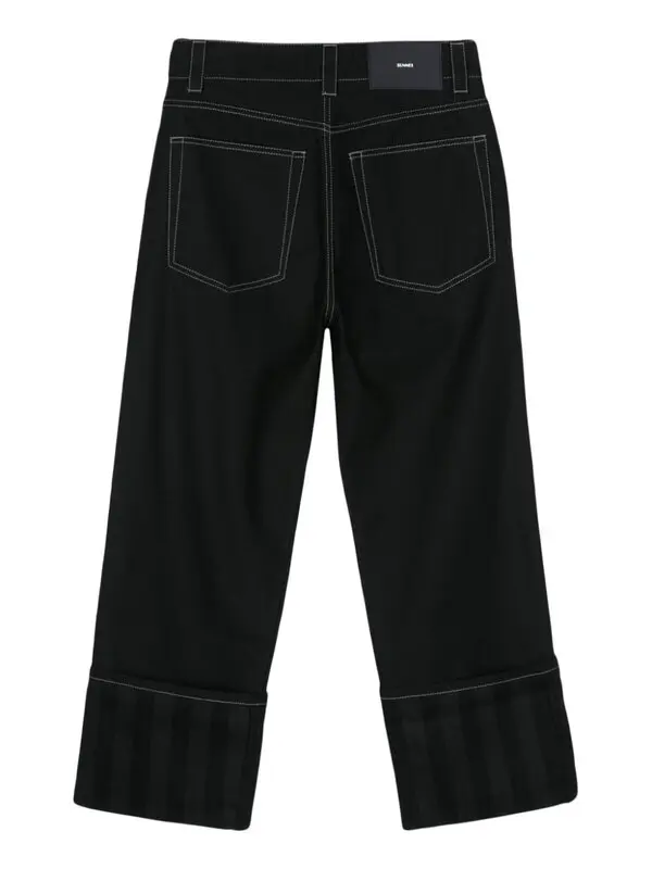 Sunnei Straight-leg Trousers - Black
