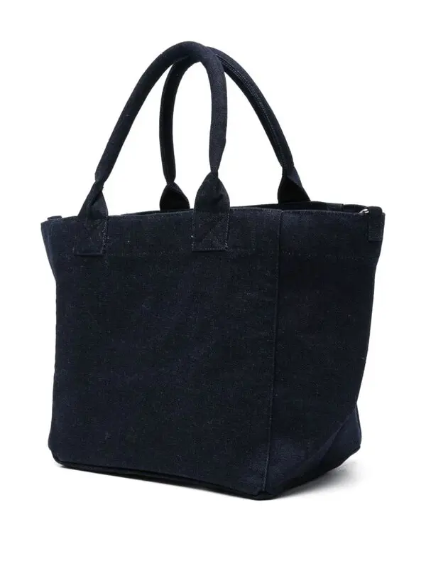 GANNI Embroidered Denim Tote Bag