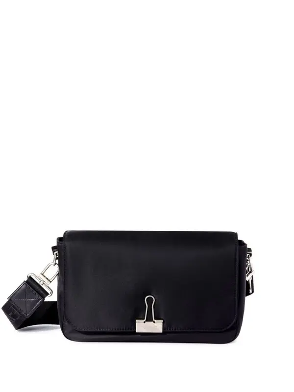 Off-White Soft Binder Shoulder Bag - Black