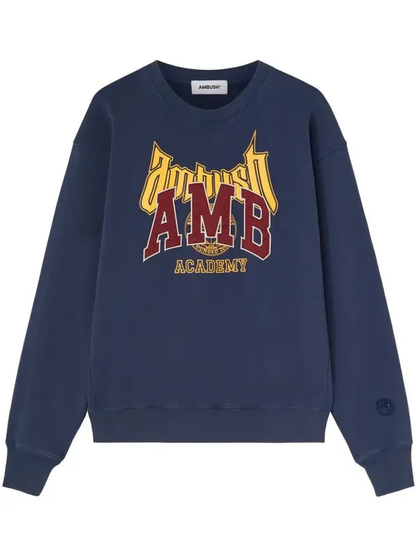 AMBUSH Logo-appliqué Sweatshirt - Blue