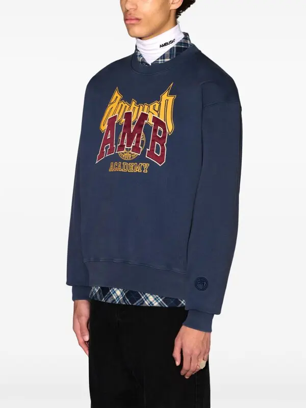AMBUSH Logo-appliqué Sweatshirt - Blue