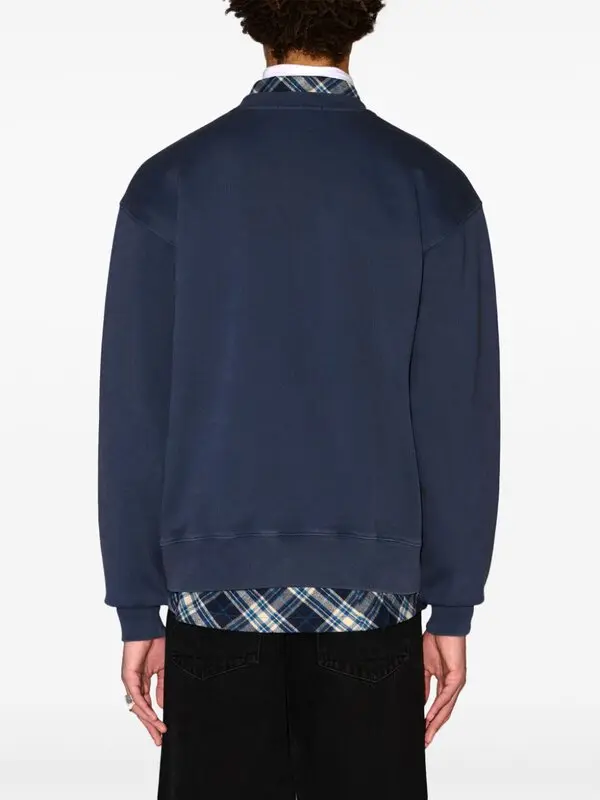 AMBUSH Logo-appliqué Sweatshirt - Blue