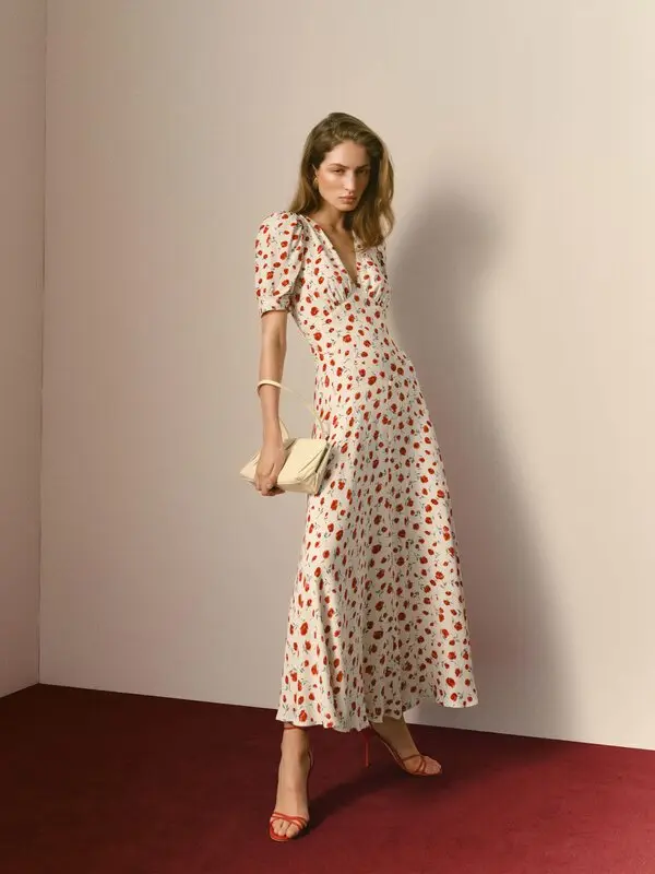 REFORMATION Naira Maxi Dress - Ivory