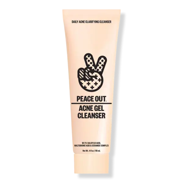 PEACE OUT 2% Salicylic Acid Acne Gel Cleanser - One-color