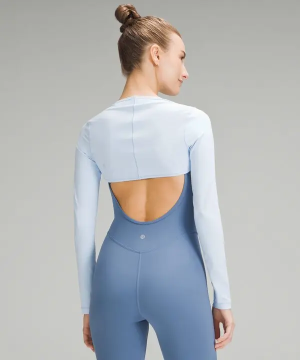 Lululemon Nulu Long-Sleeve Yoga Shrug In Windmill 28% Off