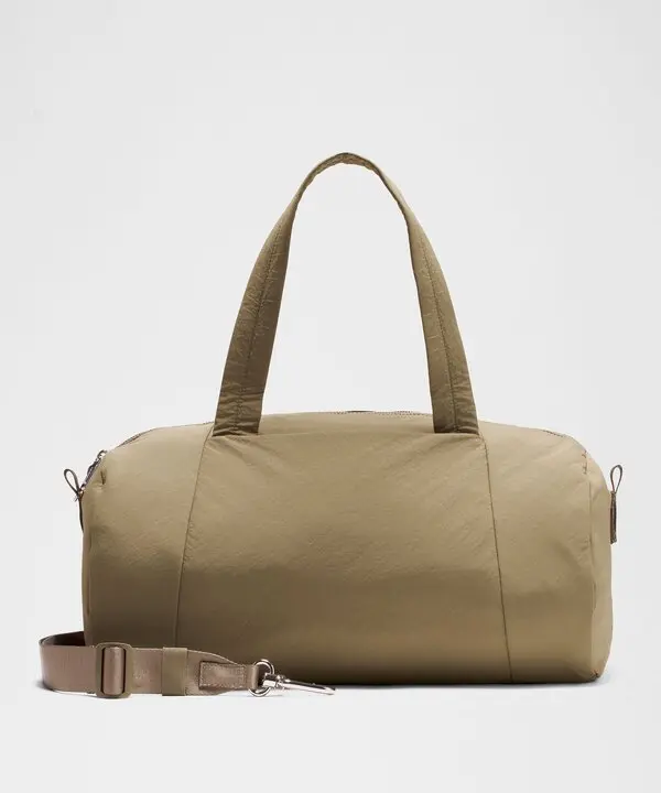 lululemon on my level barrel bag Lululemon On My Level Barrel Duffle Bag 16l - Fawn Brown