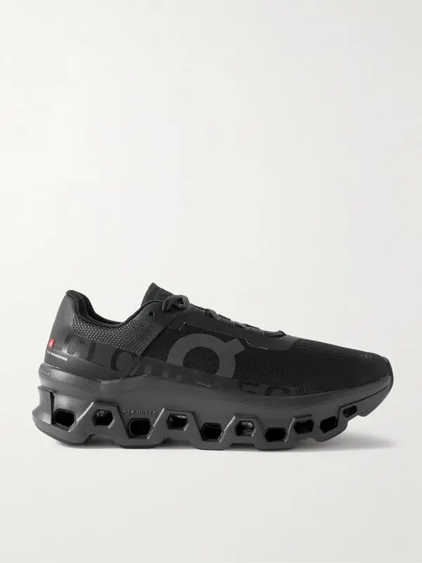 On Rubber-trimmed Mesh Running Sneakers