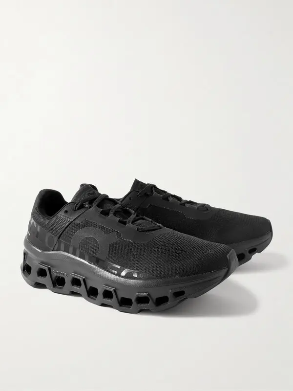 On Rubber-trimmed Mesh Running Sneakers