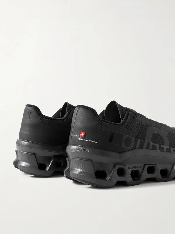 On Rubber-trimmed Mesh Running Sneakers