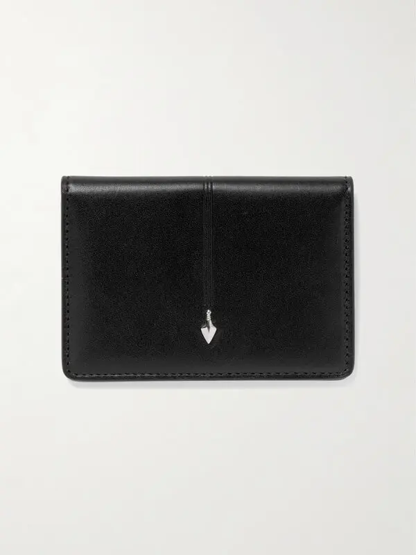 JACQUES MARIE MAGE Cassandre Leather Bifold Wallet - Black