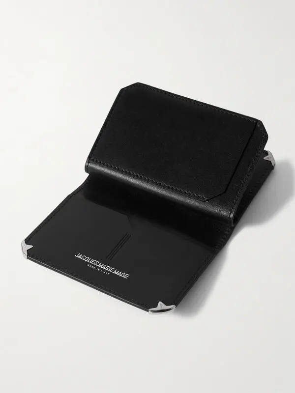 JACQUES MARIE MAGE Elston Leather Trifold Wallet